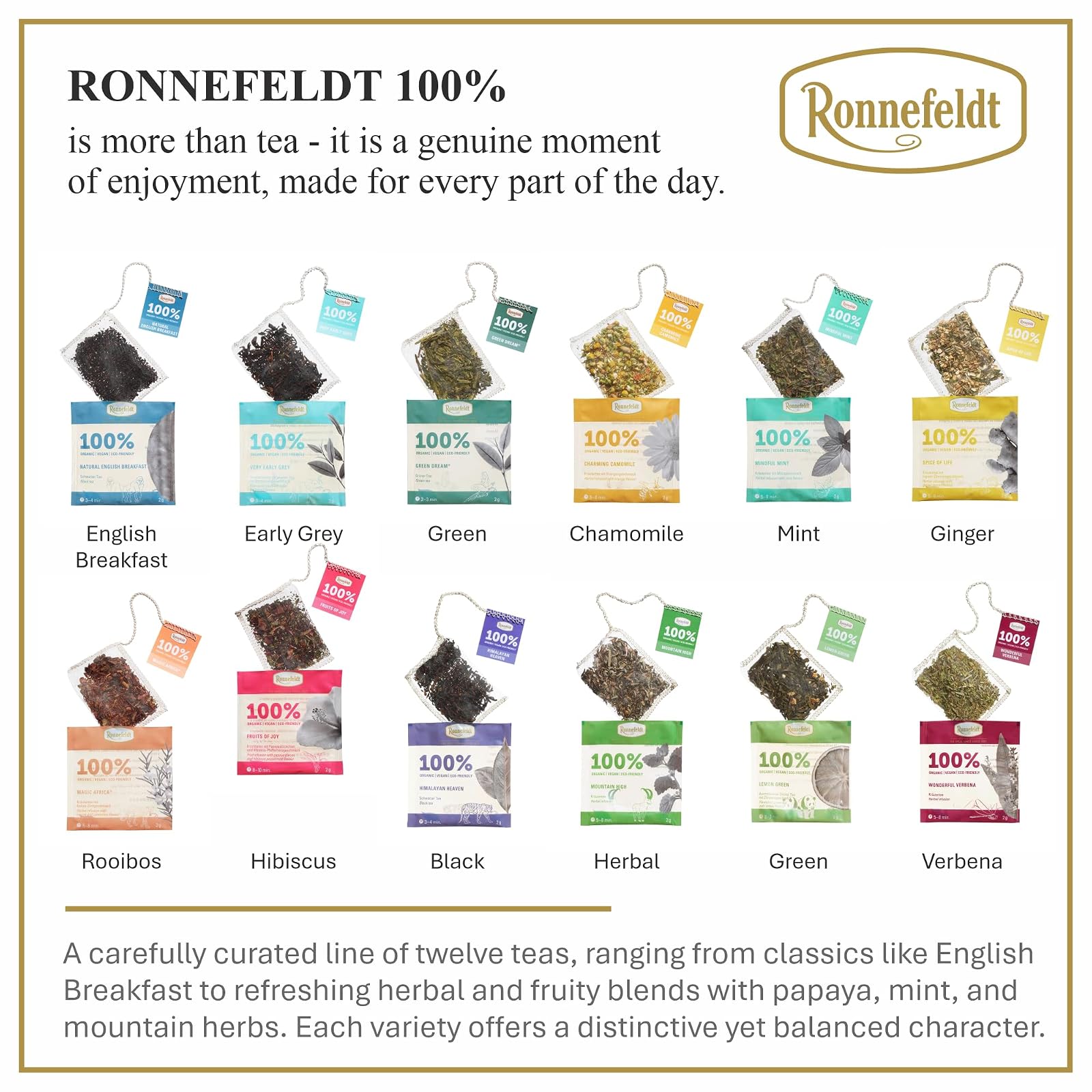 Ronnefeldt herbal tea for wellness
