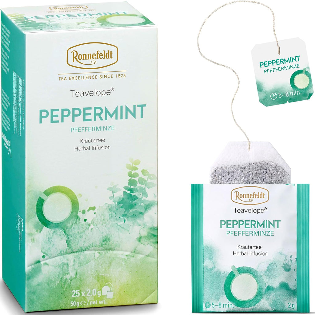 Ronnefeldt peppermint herbal tea bags