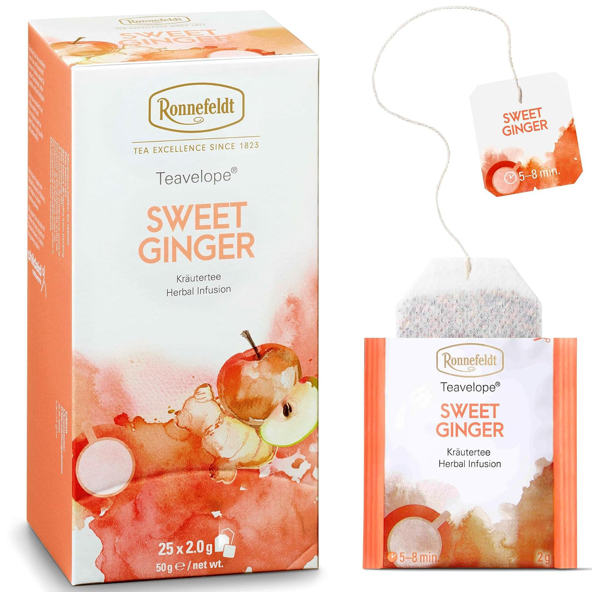Ronnefeldt Sweet Ginger Fruit Tea bags