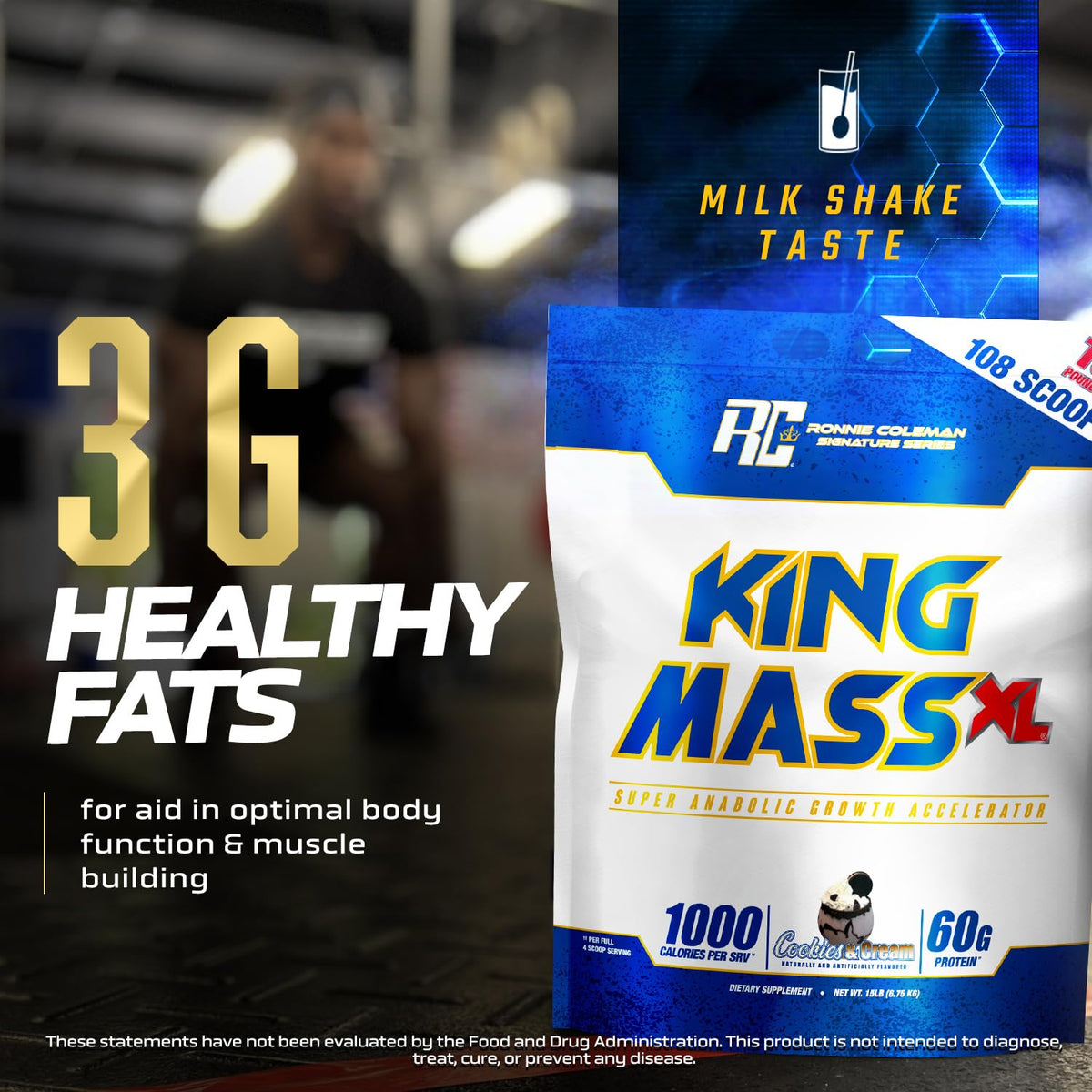 Ronnie Coleman King Mass XL benefits