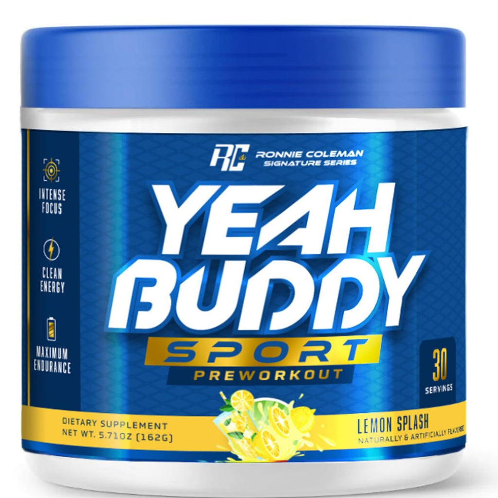Ronnie Coleman pre workout powder lemon splash