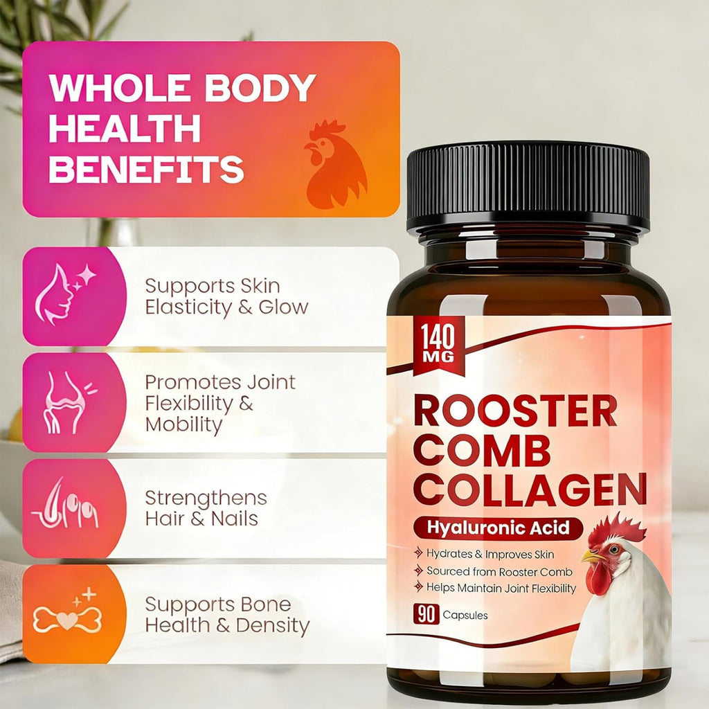 Rooster Comb beauty supplement for women