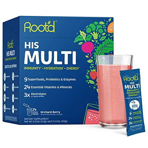 Root'd multivitamin powder for daily health