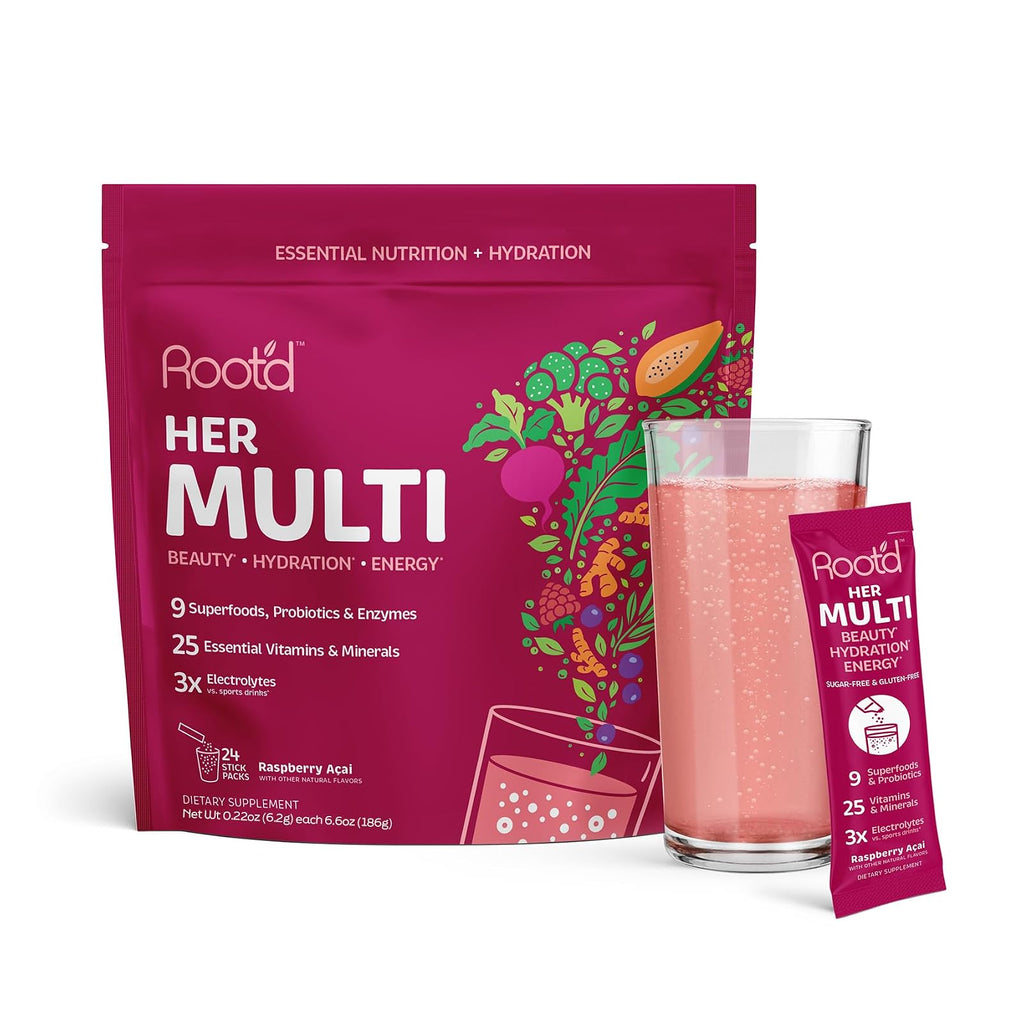 Root'd multivitamin powder for women