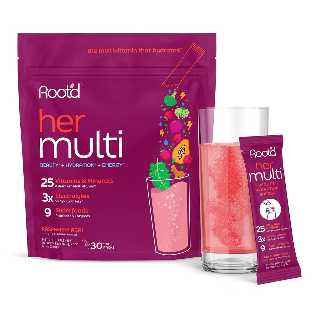 Root'd multivitamin powder for women