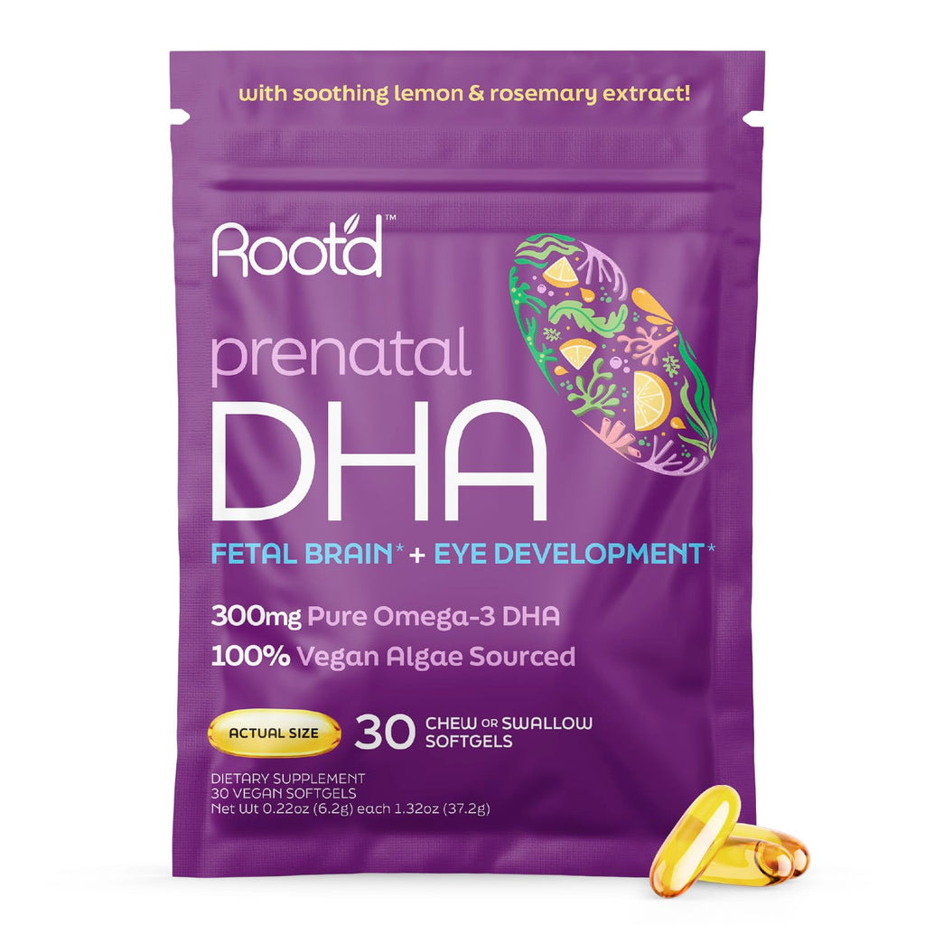 Root'd Prenatal DHA softgels benefits