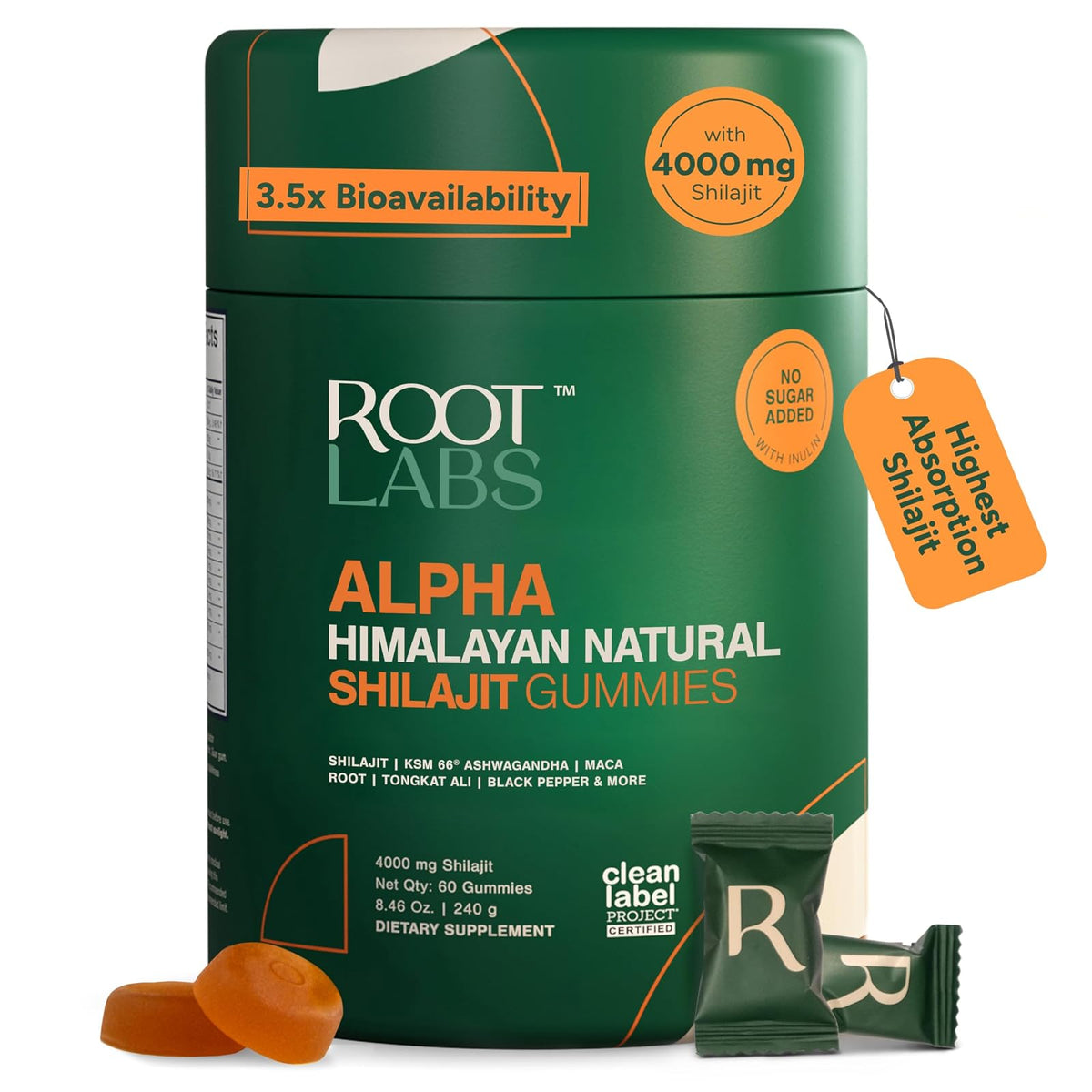 ROOT LABS Shilajit gummies for energy