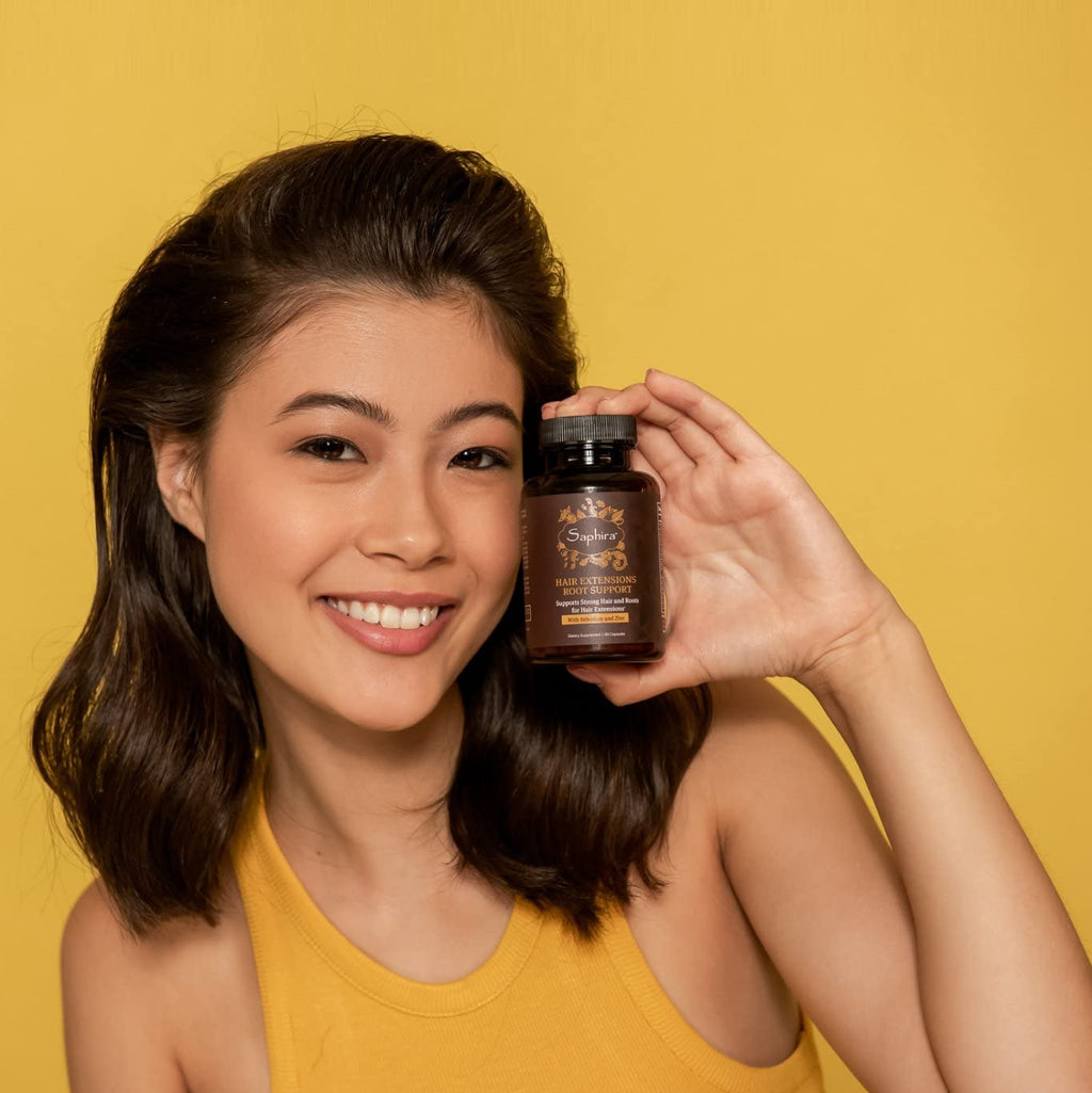 root support for vibrant hair extensions