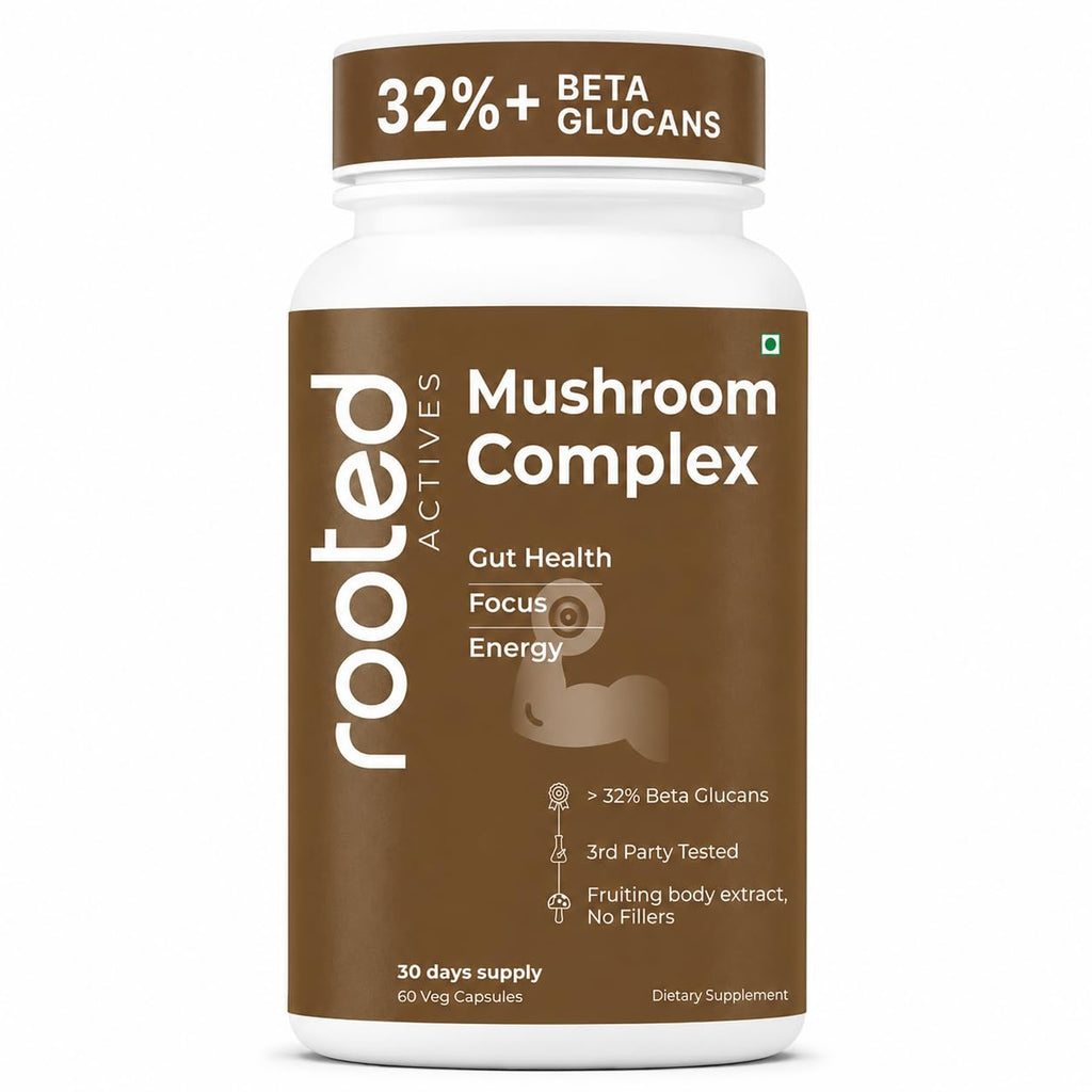 Rooted Active Mushroom Complex benefits