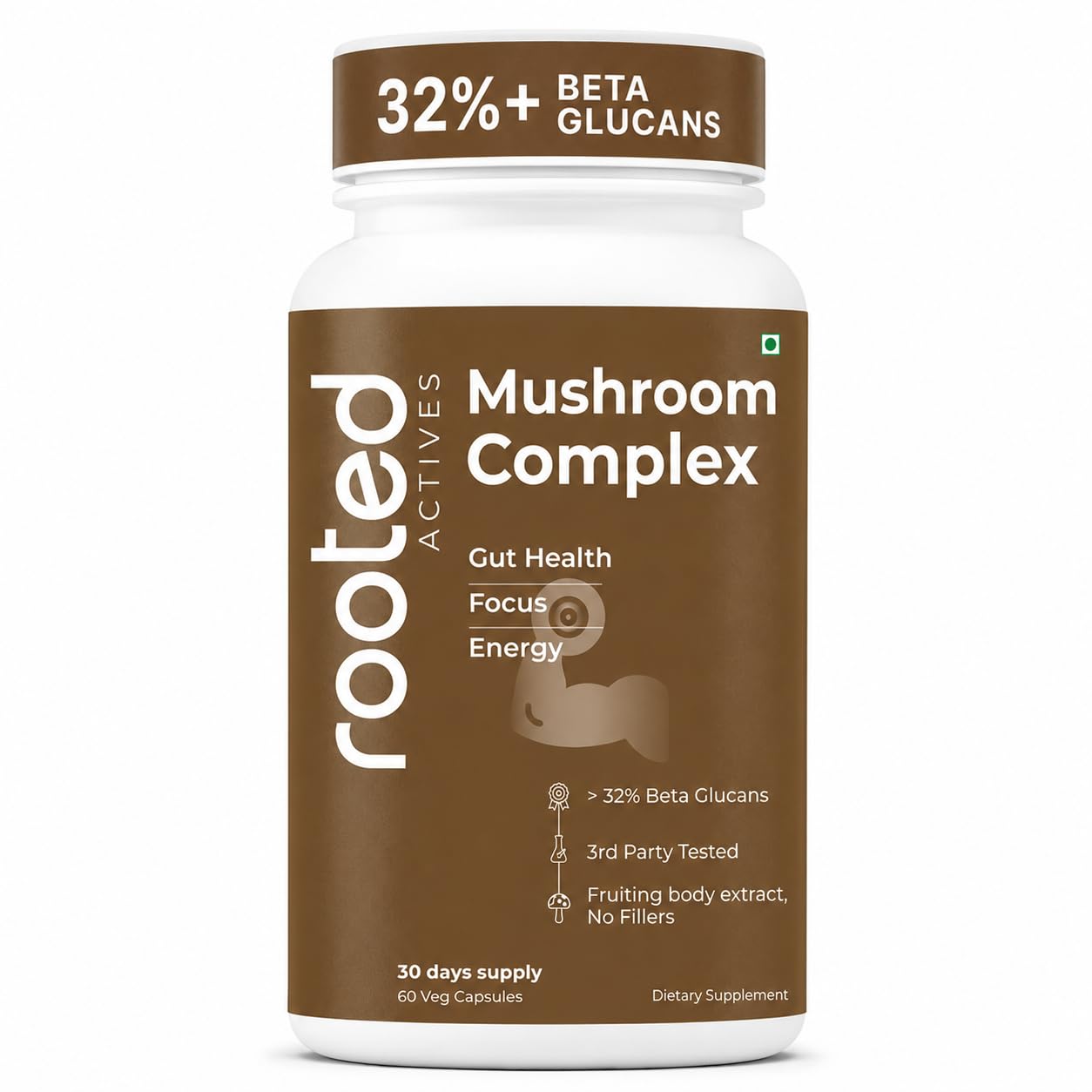 Rooted Active Mushroom Complex benefits