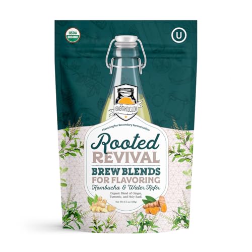 Rooted Revival Brew Blend ginger herbal tea