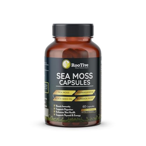 ROOTIVE sea moss capsules for wellness