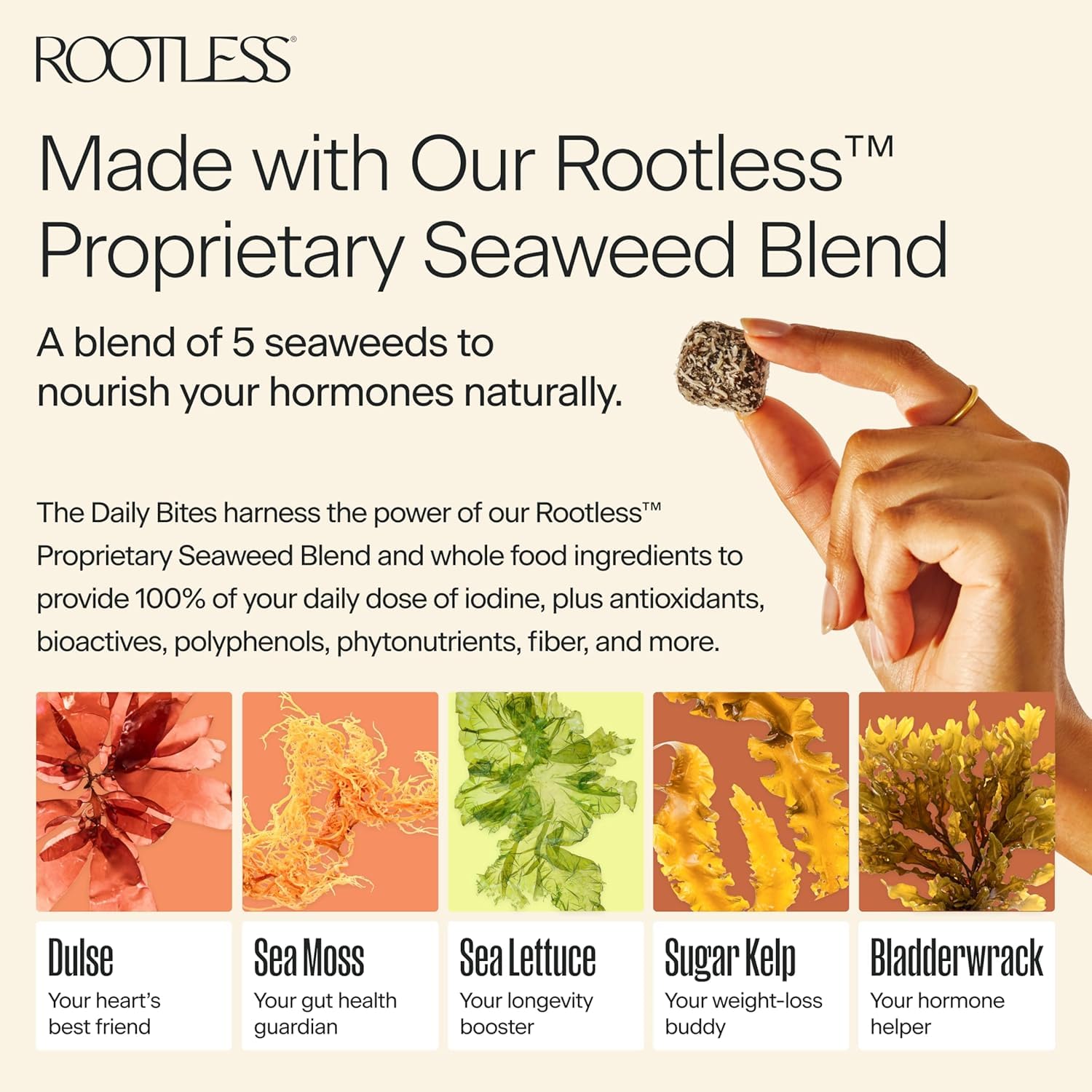 Rootless vitamins for hormonal health