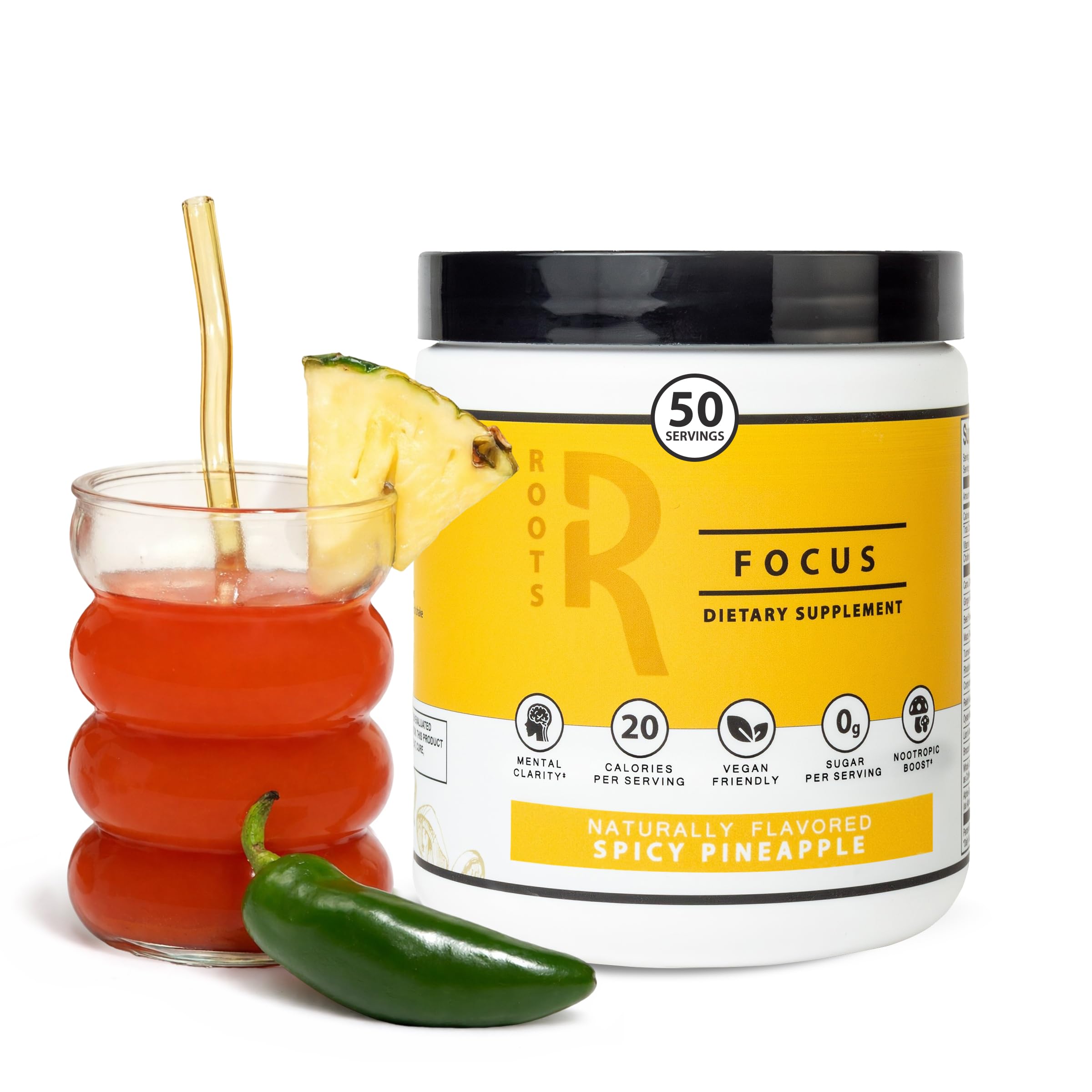 Roots Focus brain supplement for energy