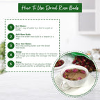 rose buds for green tea extract blends