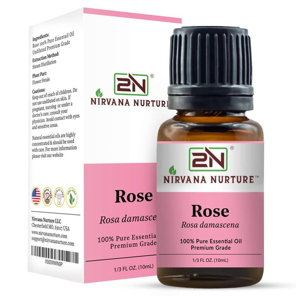 rose essential oil for beauty routine