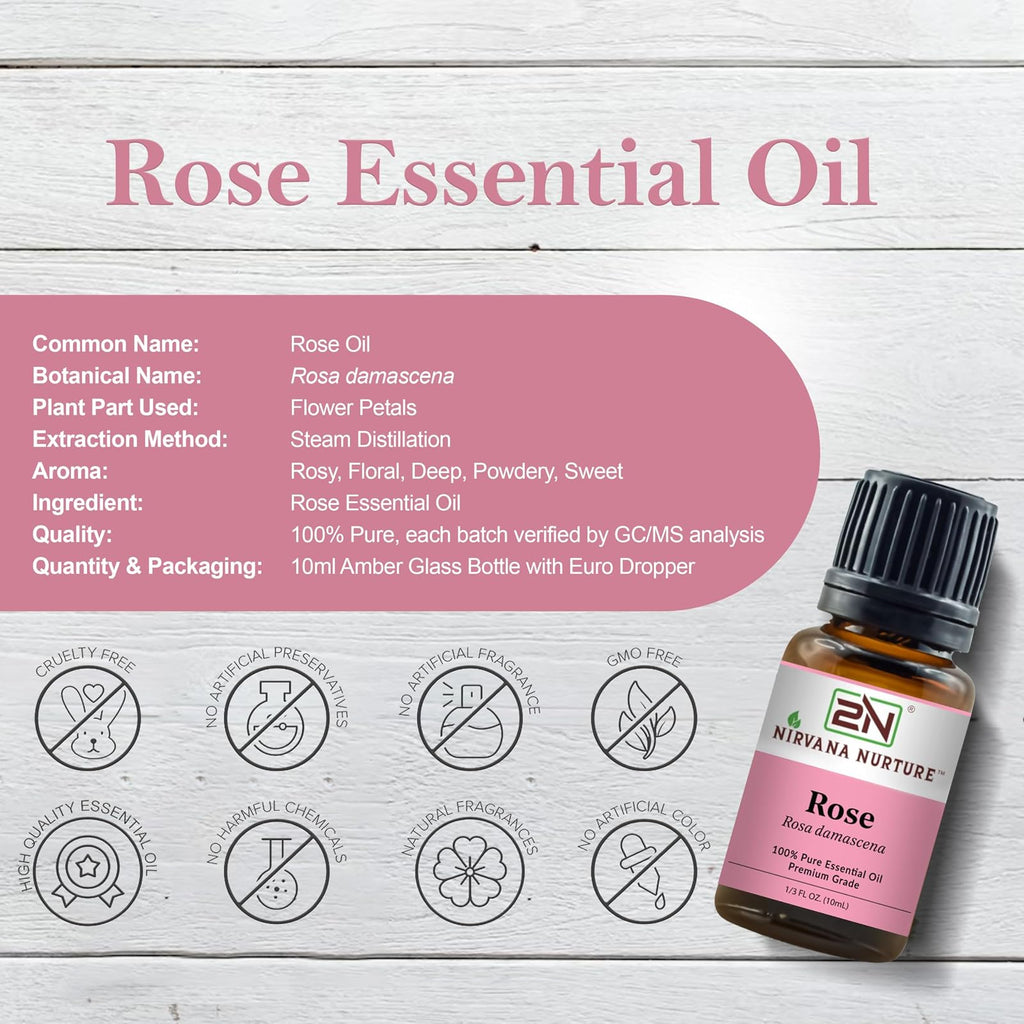 rose essential oil for hair growth