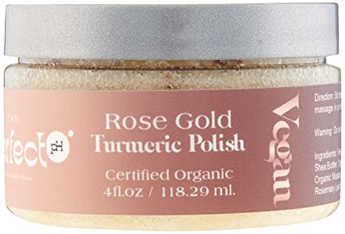 rose gold turmeric polish for smooth skin