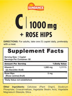 Rose Hips enhanced Vitamin C caplets