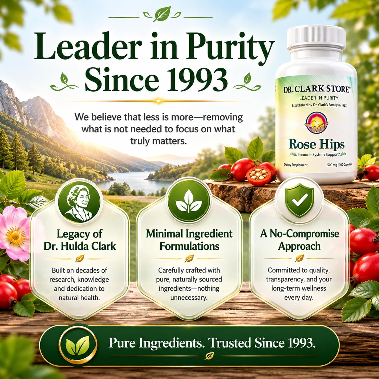Rose Hips for antioxidant support