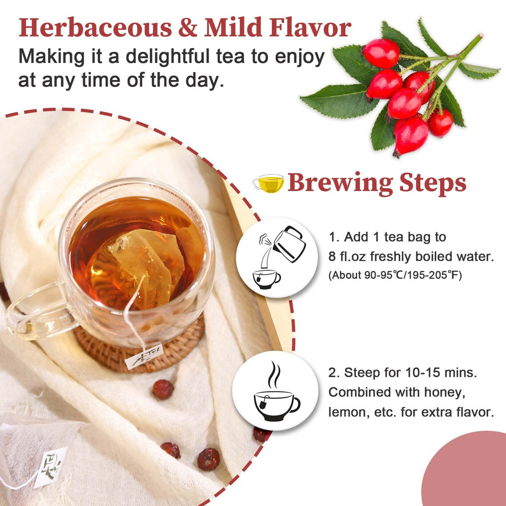 rose hips tea bags for detox