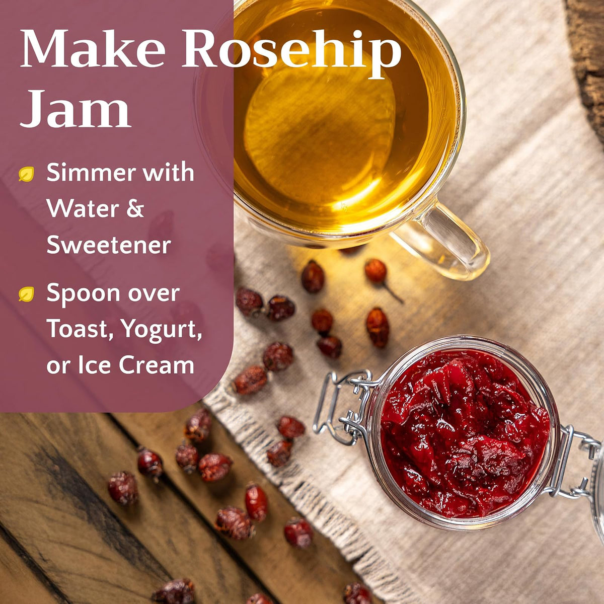 rose hips tea for immune support