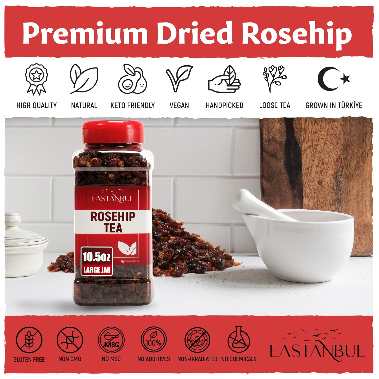 rose hips tea for wellness
