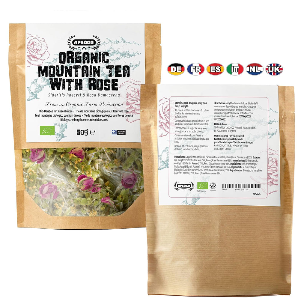 rose infused herbal tea blend