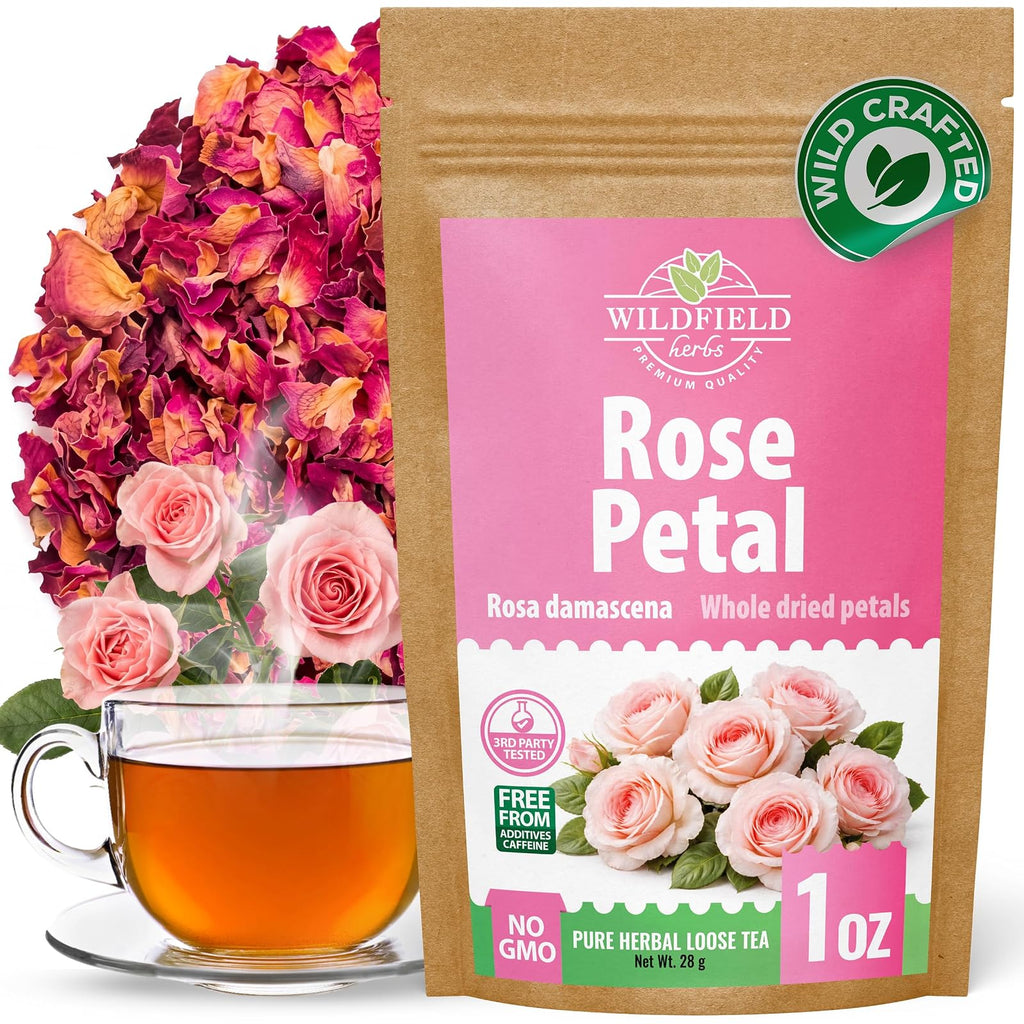 rose petal herbal tea blend