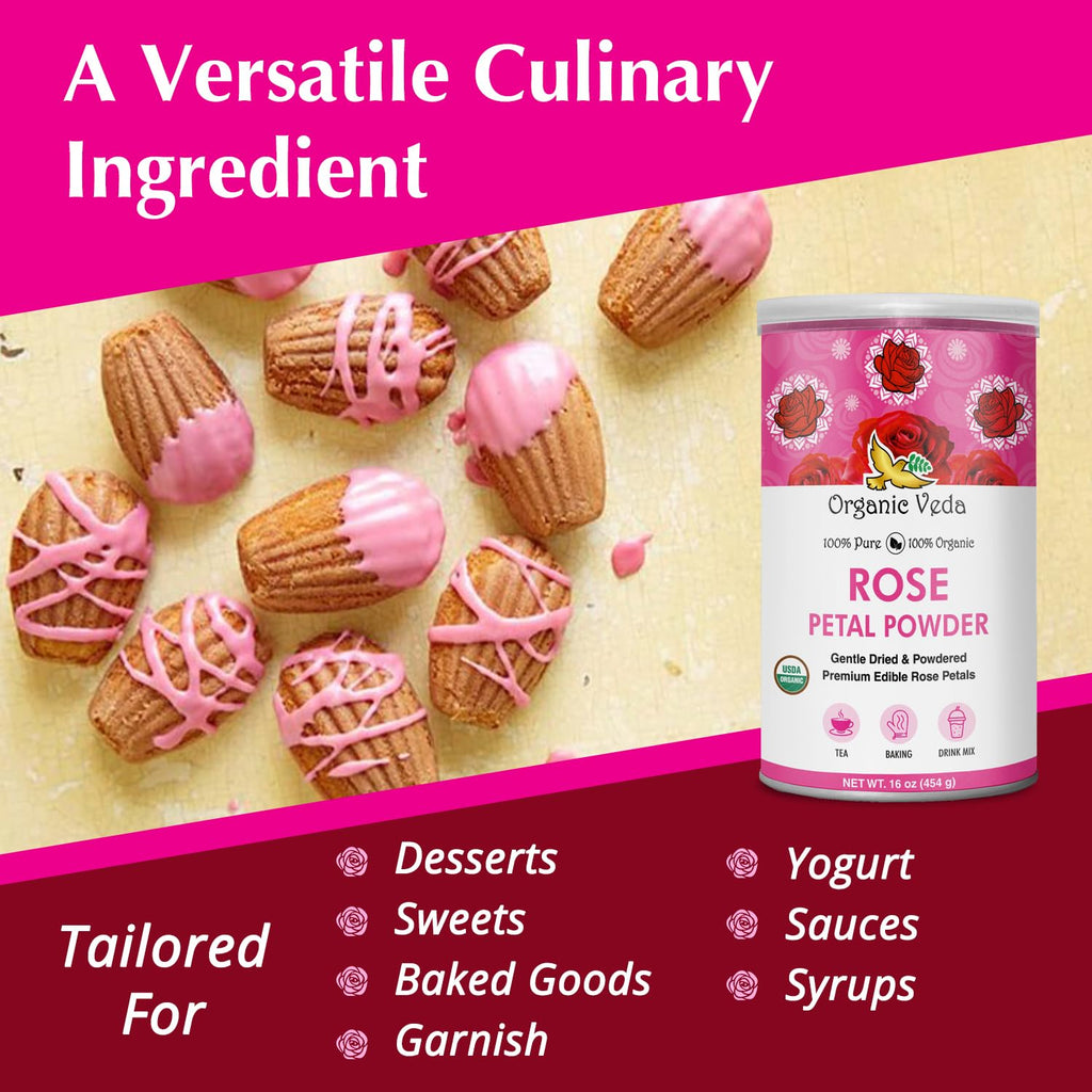 rose petal powder for baking