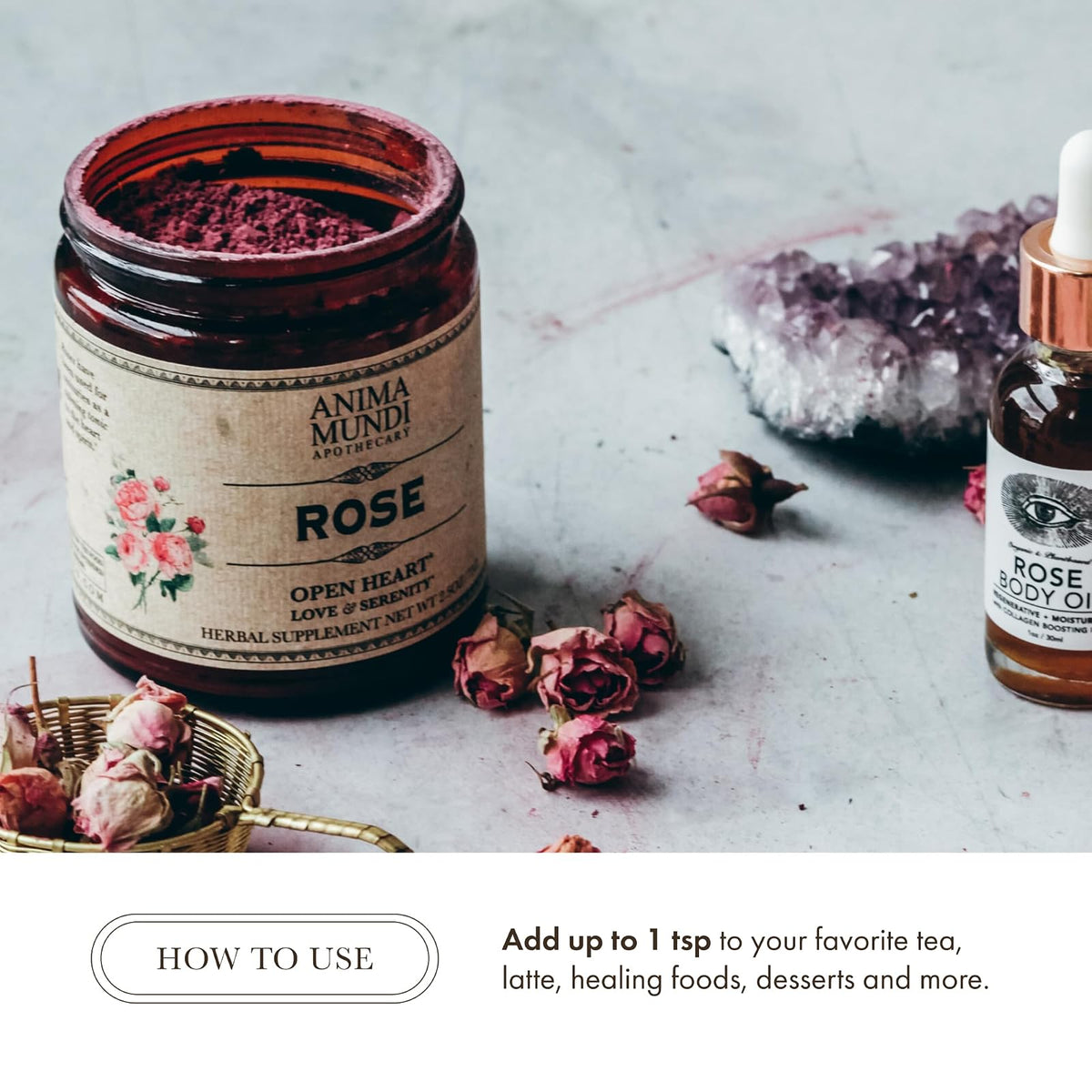 rose petal powder for relaxation