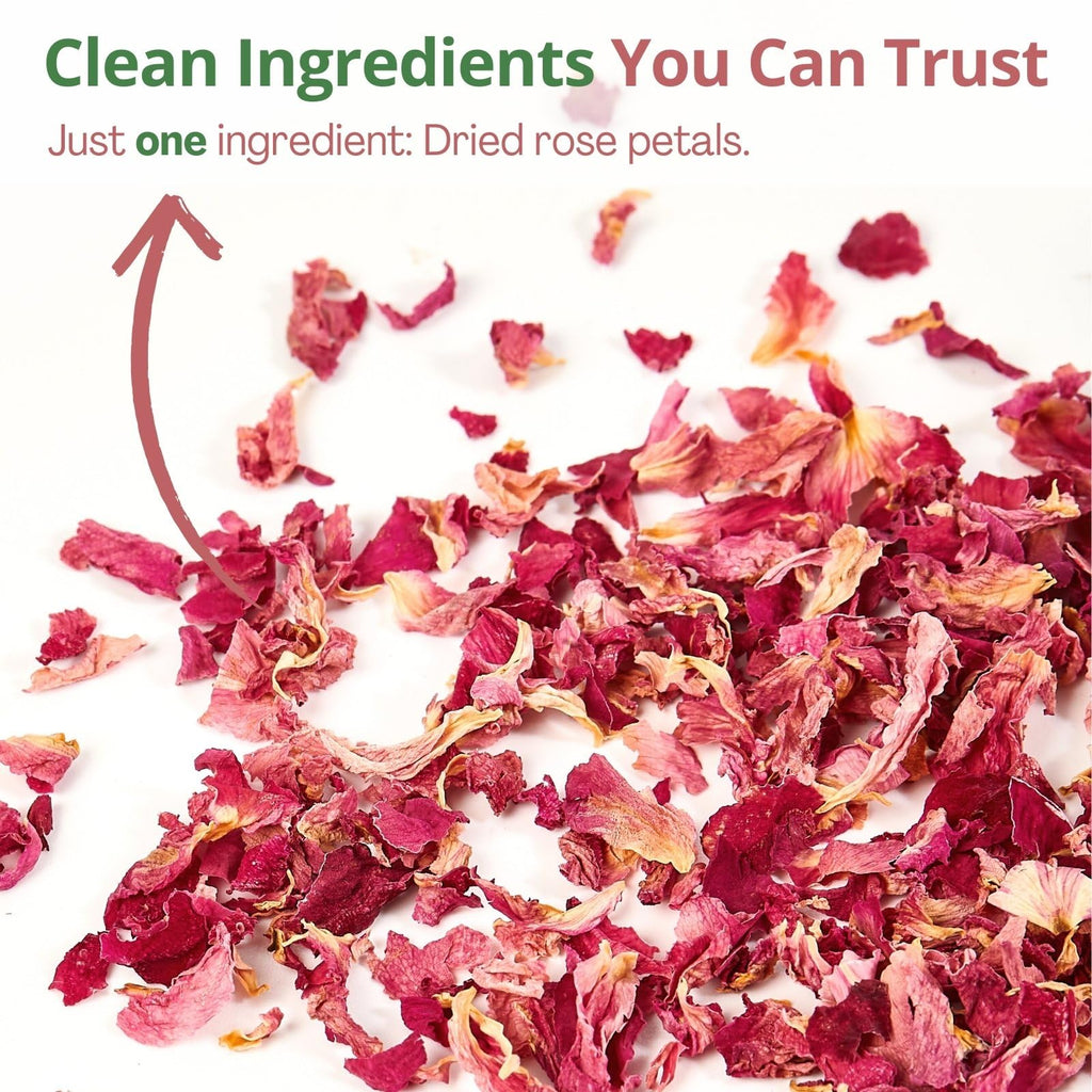 rose petals for green tea recipes