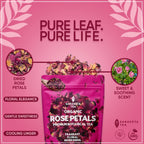 rose petals for soothing herbal blends