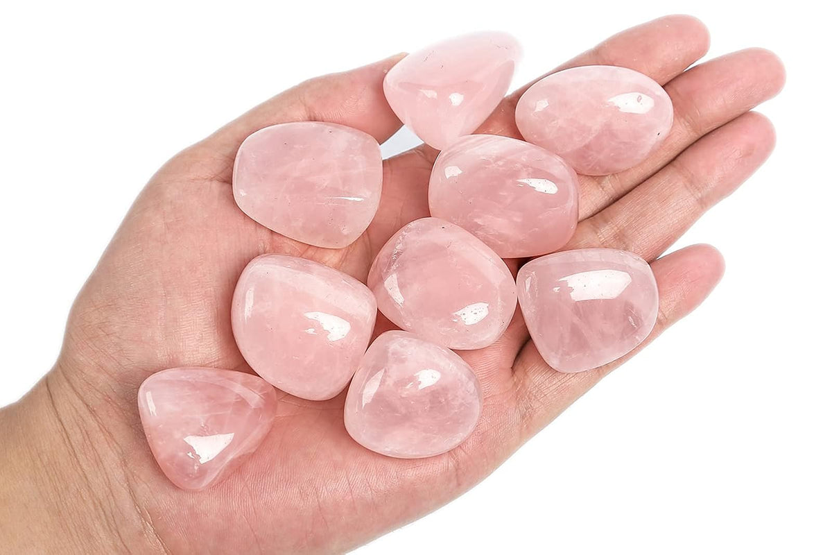 rose quartz stones for meditation