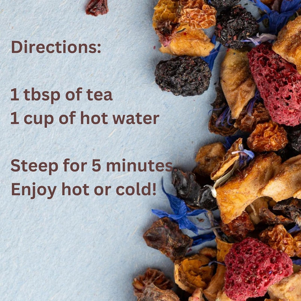 rosehip cornflower infusion for digestion