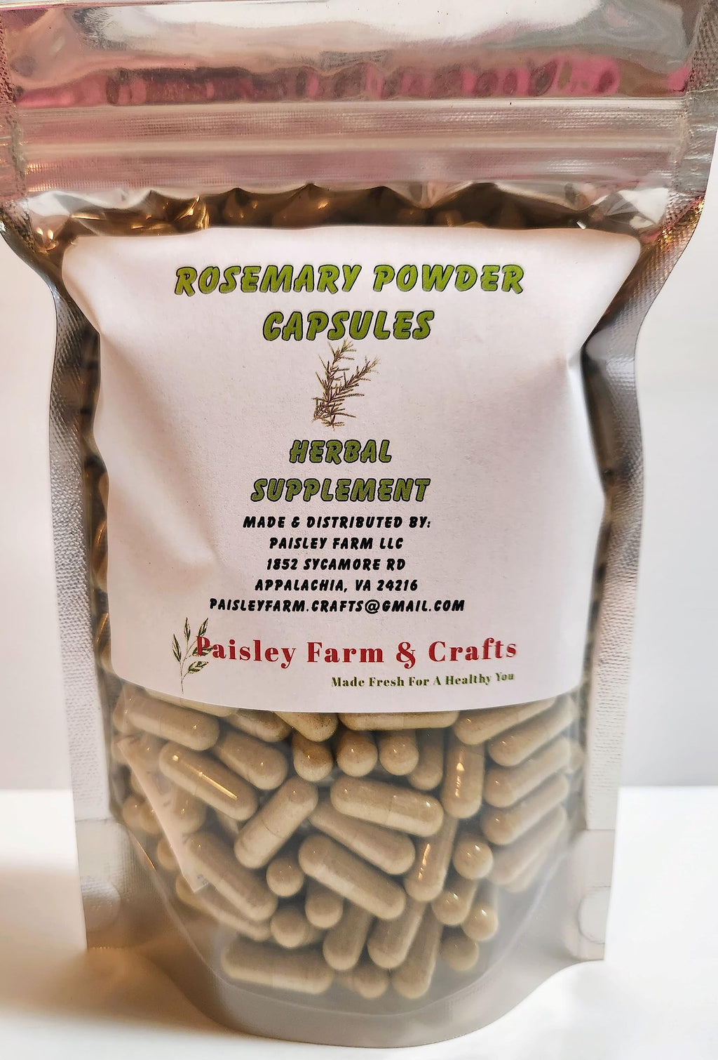 rosemary capsules for wellness support