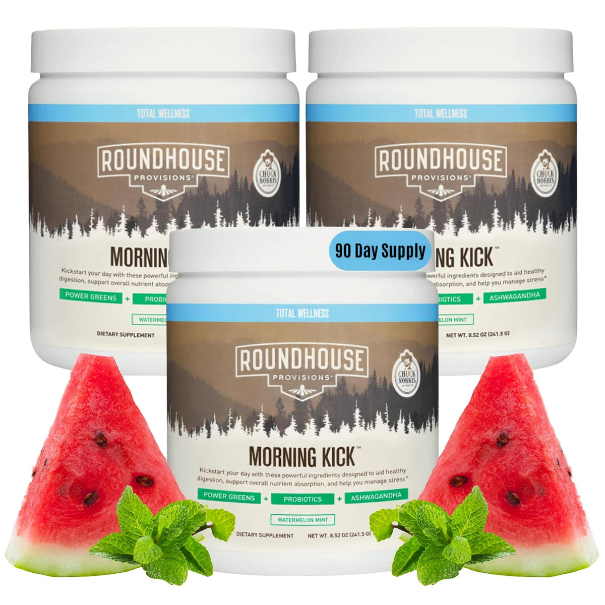 ROUNDHOUSE PROVISION Morning Kick Greens Powder