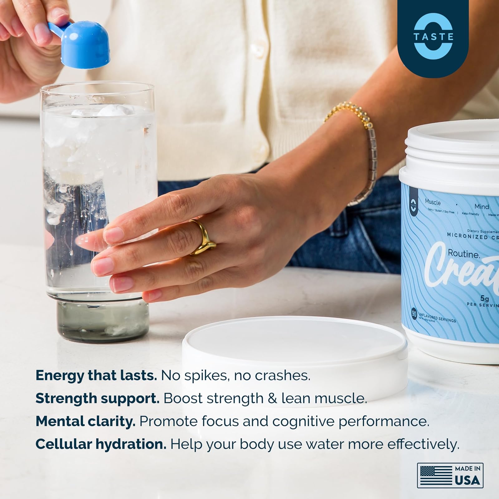 ROUTINE creatine for workout recovery