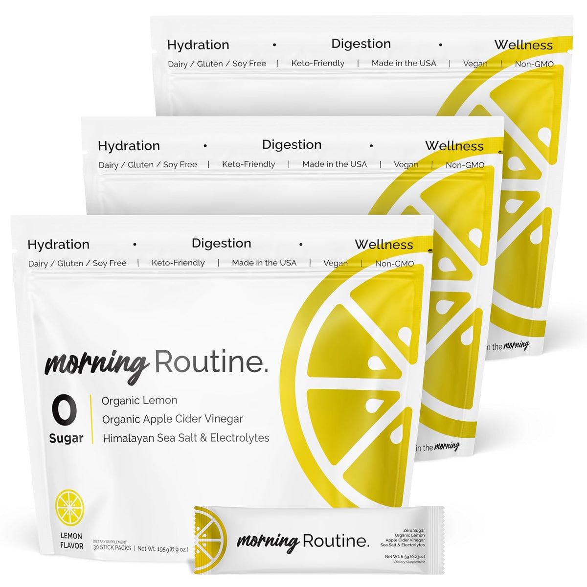 ROUTINE electrolyte drink mix sticks