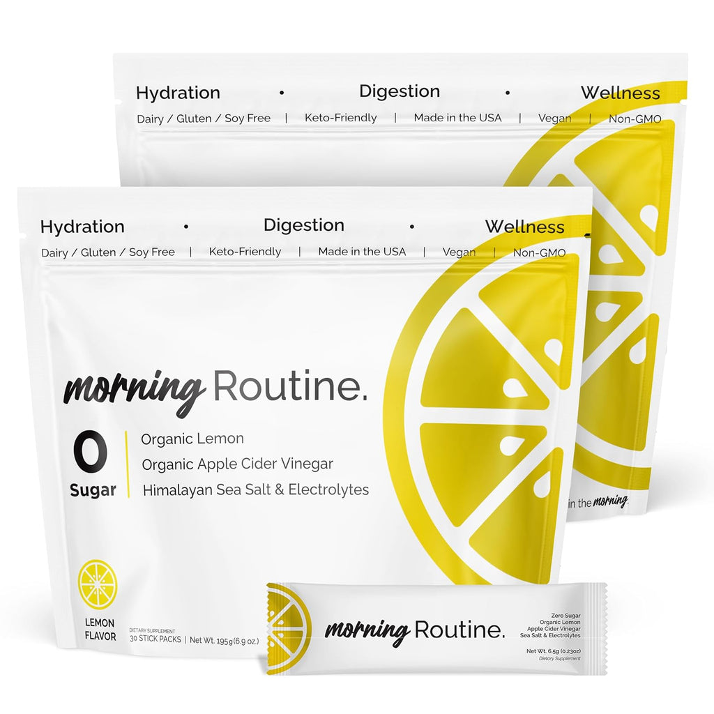 Routine electrolyte drink mix sticks