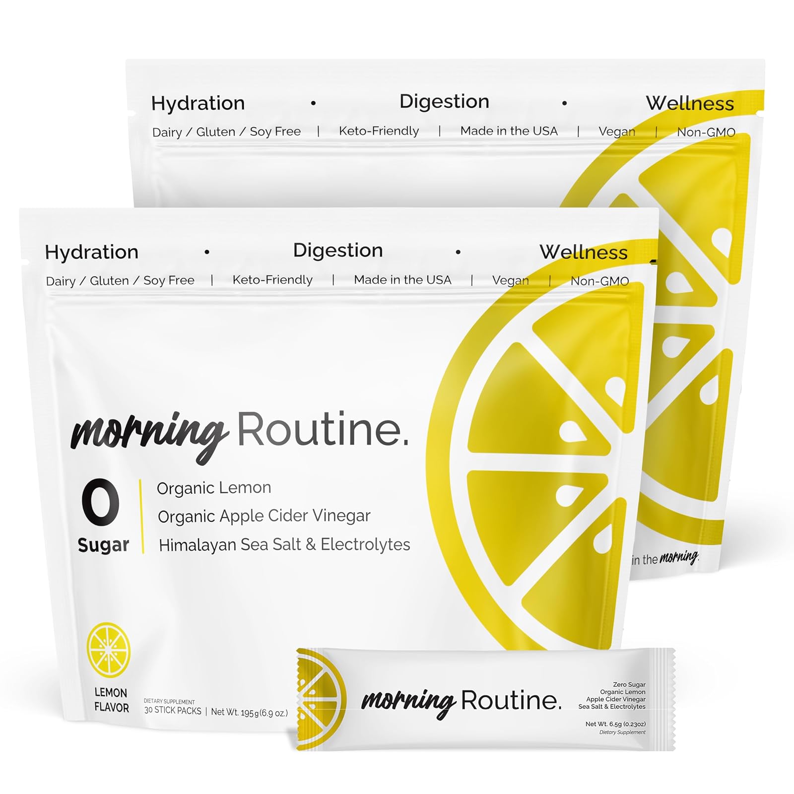 Routine electrolyte drink mix sticks