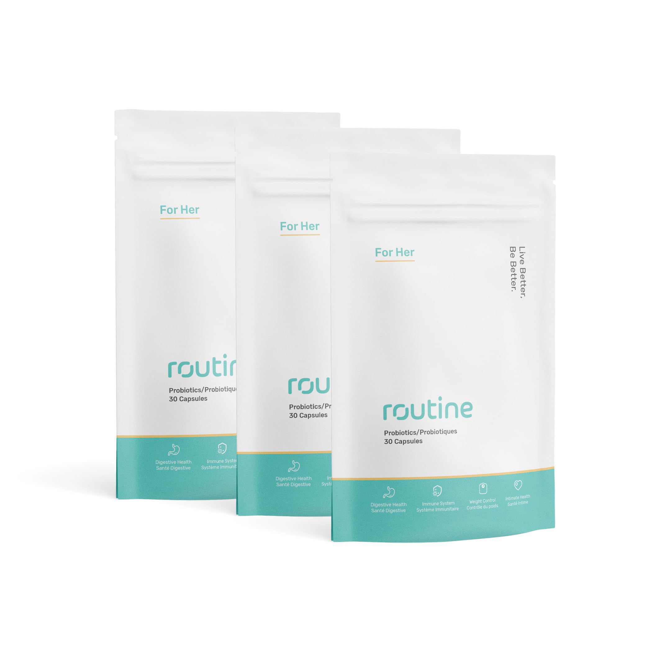 Routine Women's Daily probiotics capsules