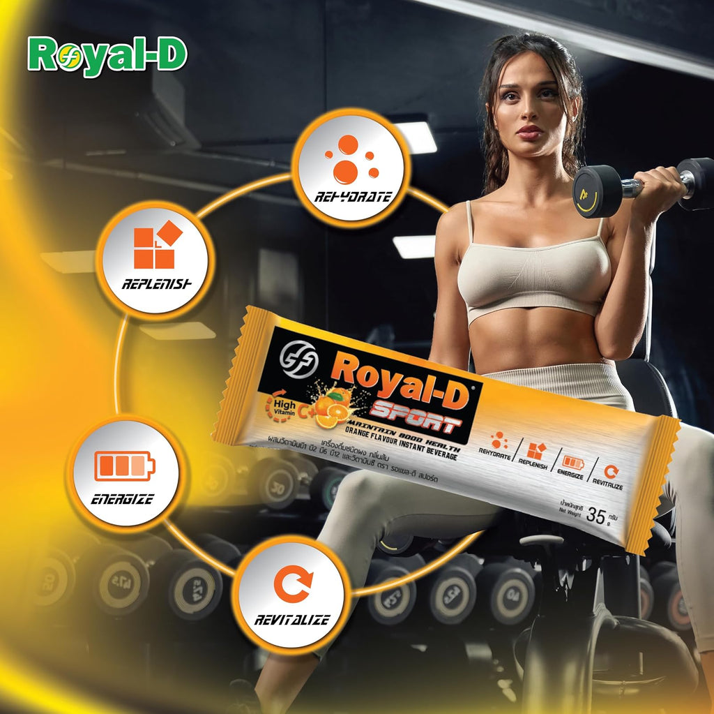 Royal-D electrolytes for post-workout recovery
