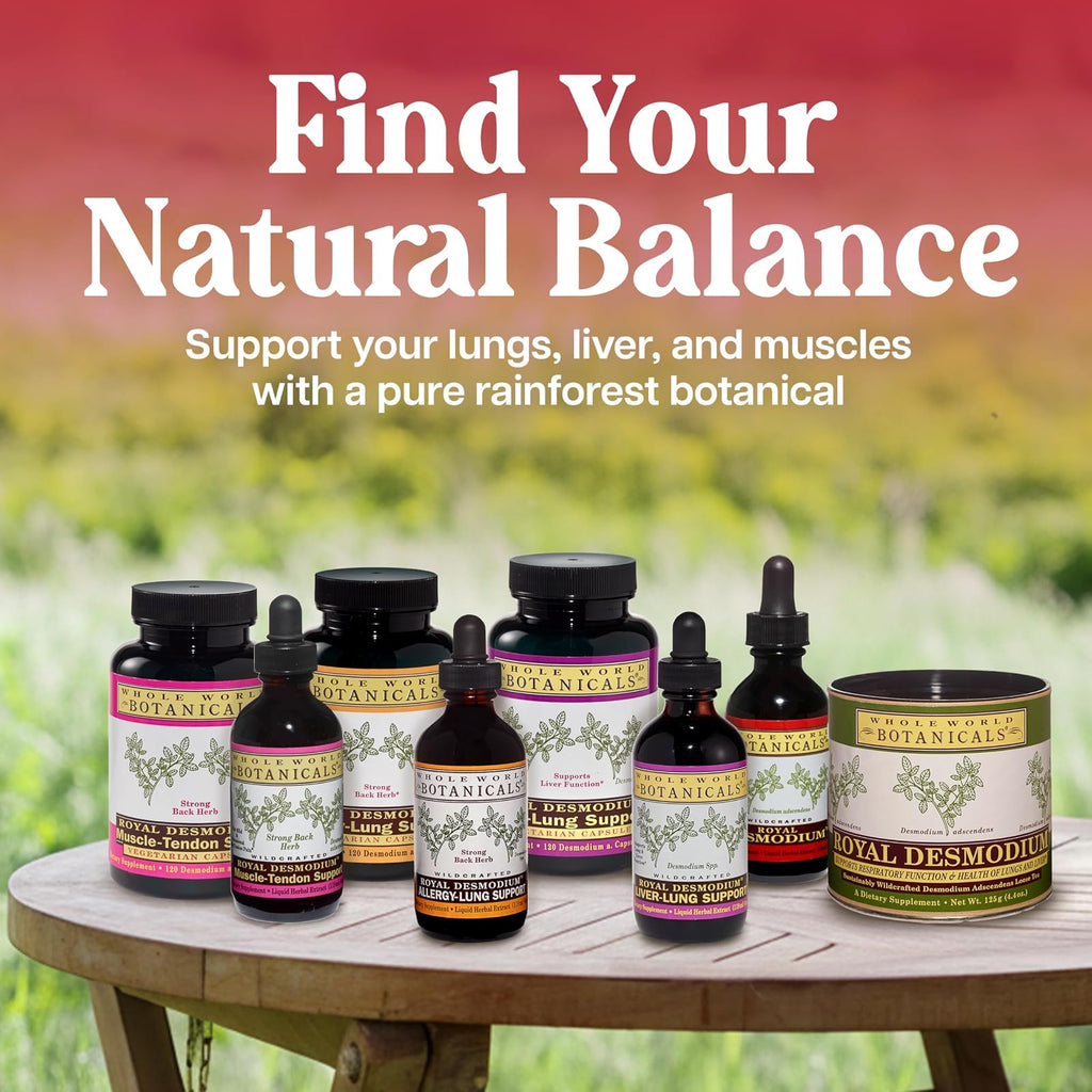Royal Desmodium herbal blends for relaxation