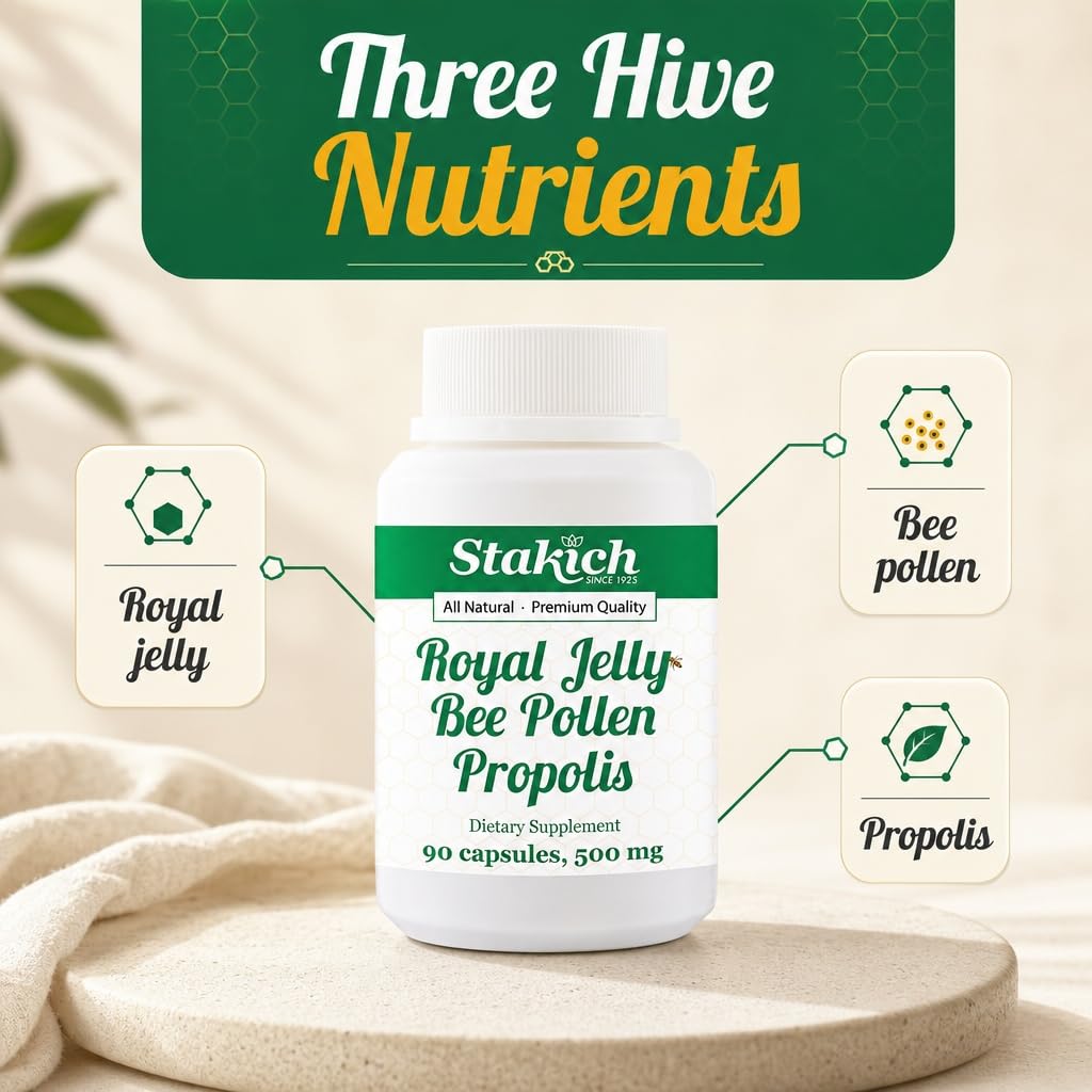 Royal jelly and bee pollen benefits