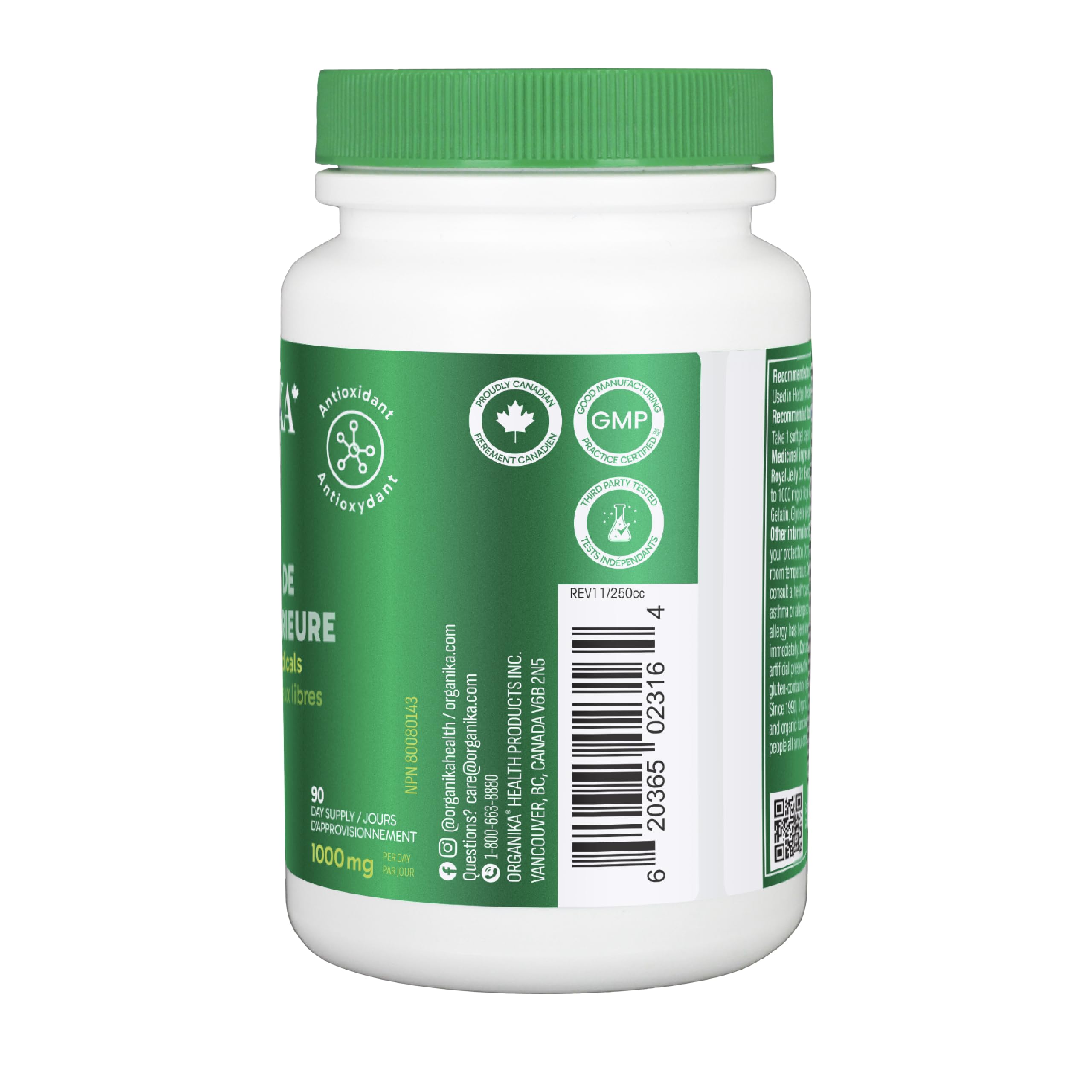 Royal jelly capsules for daily nutrition