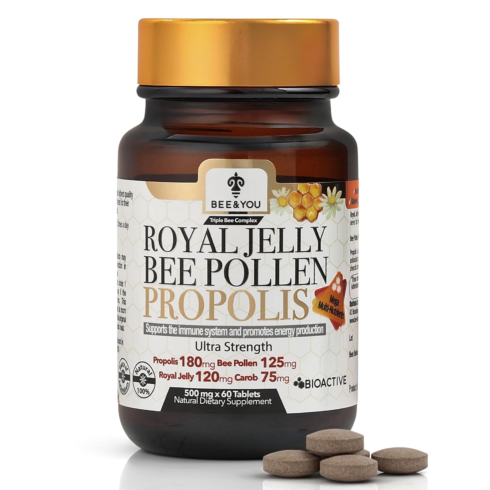 Royal jelly multivitamins for energy