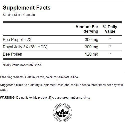 Royal jelly propolis complex for energy