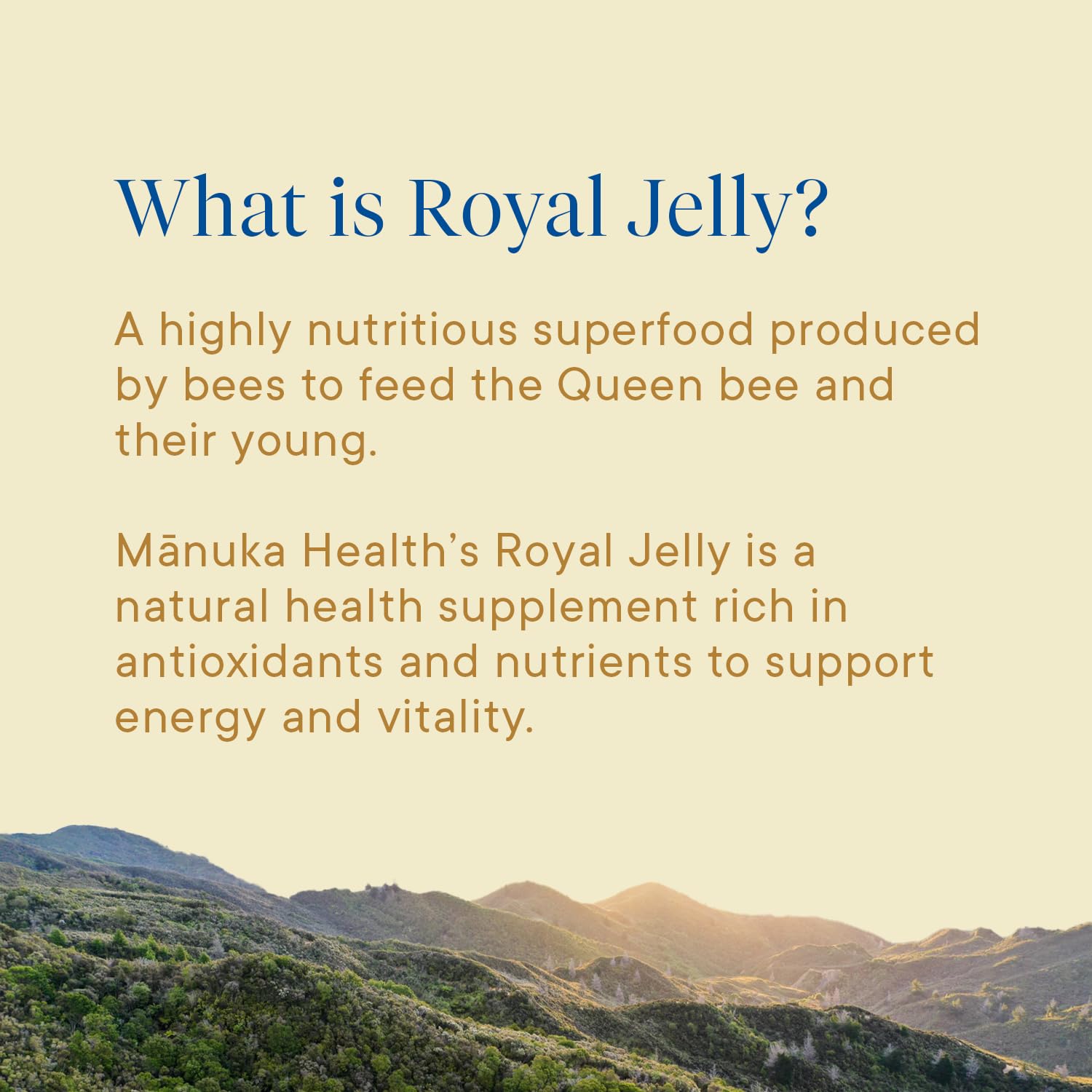 Royal Jelly supplement for energy