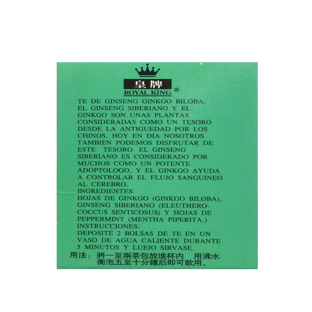 Royal King Ginseng tea for wellness